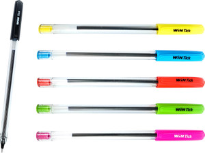 Win Tick 80Pcs(40 Blue Ink & 40 Black Ink)|Smooth Writing|Fine Grip ...