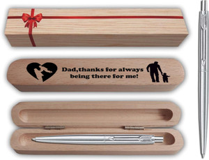 PARKER Classic SS Ball Pen with Engraving Thanks Dad Gift Pen Box Ball ...