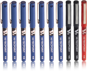 PILOT V5 (Blue- 7, Black-2, Red-1) Roller Ball Pen - Buy PILOT V5 (Blue ...