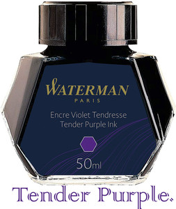 Waterman TENDER PURPLE – 50ML INK BOTTLE Ink Bottle - Buy Waterman ...