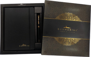 Submarine Black Finish Gift Set A5 Diary Notebook with Ball Pen - Buy ...