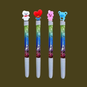 KLASSYWORLD GLITTER GelPen, BT21 & BTS Design Pen For Birthday Return ...