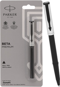 PARKER Beta Prem CT(Systemark) Silver Ball Pen - Buy PARKER Beta Prem ...