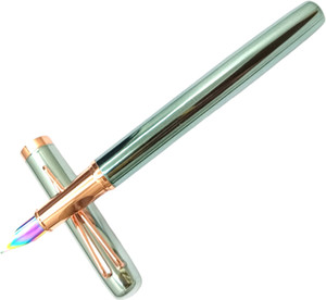 auteur Premium 4725 Metallic Green Fine Rainbow Nib Designer Wire Clip ...