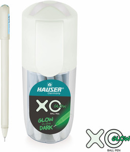 HAUSER XO Glow in Dark Ball Pen Pack of 20 in Pen Shape Jar Packaging ...
