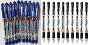 Rorito Flymax Gel DZ/GX Pens 20 Blue & 10 Black Waterproof ink PACK OF ...