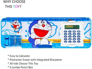 Flipkart.com | QURBAT DORAEMON CARTOON Art Plastic Pencil Box - Box