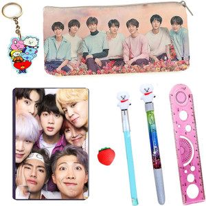 Flipkart.com | TITIRANGI BTS BT-21 Collection School Stationery Gift ...