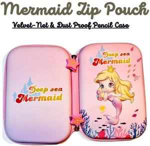 Flipkart.com | MUSAPRI Pink Unicorn magic Pencil box, Dual compartment ...