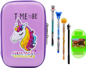 Flipkart.com | HETVIK Stationery Pencil Pouch Combo (Pouch With ...