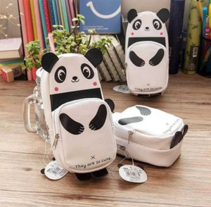 Flipkart.com | Citrine White Panda Pouch White Dual Zip Panda Pencil ...