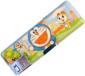 Flipkart.com | AuM Multilevel Storage Doraemon Art Plastic Pencil Box - Box
