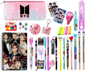 Flipkart.com | Neel BTS Theme Stationery Set Combo-27Pcs for BTS Pencil ...