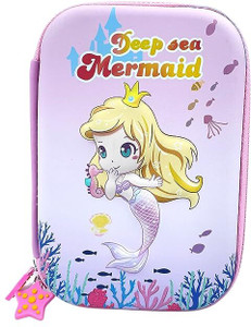 Flipkart.com | Vadhavan 3D Mermaid Pencil Box Pouch Embossed Hard ...