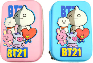 YEF New Design BTS Pencil Box Cute 3D Large Capacity Hardtop Case Pouch ...