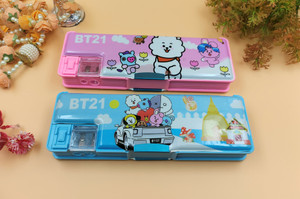 Flipkart.com | Paper Bear BTS BT21 Art Plastic Pencil Boxes - Box