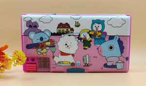 Flipkart.com | Paper Bear BT21 Pink Art Plastic Pencil Box - Box