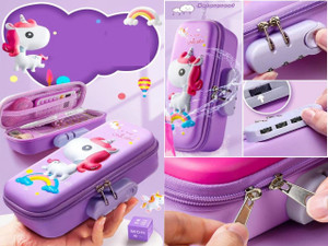 Flipkart.com | INFINITE POCKET 1 Unicorn Art EVA Pencil Box