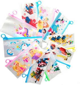 Flipkart.com | Kelox Mix Design Stationery Zip Pouch for Multi Utility ...