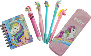 Flipkart.com | Hoopla Box Unicorn stationery combo set Unicorn Art ...