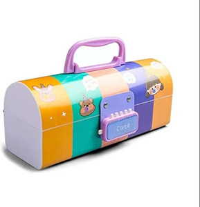 Flipkart.com | JOY MAKER Kids Pen & Pencil Box Suitcase Style Password ...