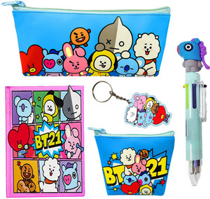 Flipkart.com | Neel BTS ARMY TEAM Collation BT21 School Stationery Gift ...