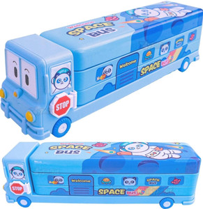 Flipkart.com | Mira Farmcraft Magic Bus Shaped Pencil Box Metal ...