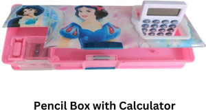 Flipkart.com | Dinani Calculator Geometry Queen pink Pencil Box ...