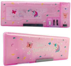 Flipkart.com | coolcold Geometry Box for Kids & Girls, Magnetic Pencil ...