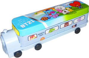 Flipkart.com | poksi BT21 Train pencil Box with double storage space ...