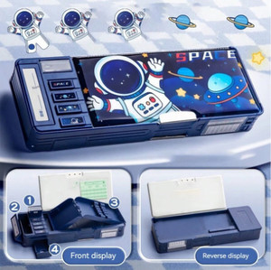 Flipkart.com | Akvanar Space Magnetic Compass Password Box Boys Pencil ...