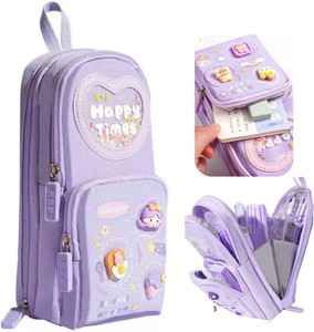 Flipkart.com | Super Toy Cute Large Capacity 3 Compartment Pouch with ...