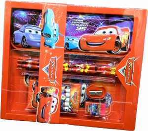 Flipkart.com | arbuda Stationery Gift set Car Car Art Metal Pencil Box ...
