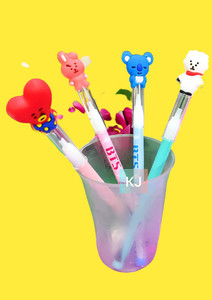 Flipkart.com | GUNGUN Pack Of 5 BT21 Bts Pencil For Girls & Boys Pencil ...