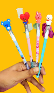Flipkart.com | PARIVRIT Set Of 8 BT21 Bts Pencil For BT21 Fans Pencil ...