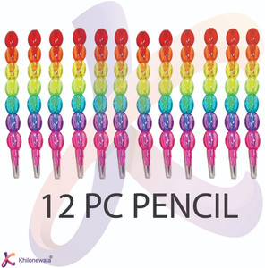 Flipkart.com | KHILONEWALA Moti Design Non-Sharpening Stacking Pencil ...