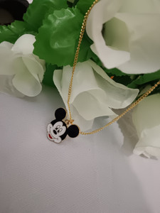 scrunstore Mickey Mouse Charm Pendant Daily Wear Chains for Women and ...