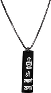 M Men Style Religious Lord Shri Swami Samarth Bar Locket Pendant ...