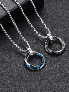 kazare RIng Locket For Men & Boys Rhodium Alloy Price in India - Buy ...