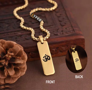 ringzinnie Gold Om Pendant for Men and Women, Hindu Lord Ram Locket for ...
