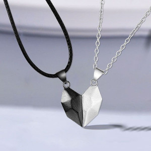 Syfer Matching Magnetic Heart Couples Pendant for Lovers, Valentine day ...