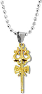 Uniqon Golden Lord Shiva Mahadev Mahakaal Shankar Trishul Damru Locket ...