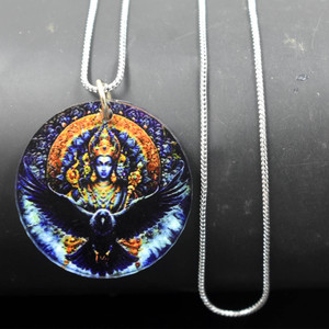 AFH Lord Shani Dev God of Justice 3D Snake Chain Pendnet for Men and ...