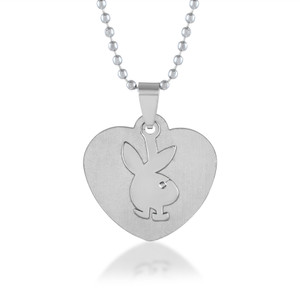 Dzinetrendz Stainless Steel Playboy pendant Sterling Silver Brass ...