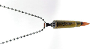 Dynamic Retail Global Bullet Pendant Necklace with Chain for Men & Boys ...