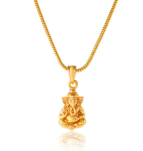 PYR Fashion gold ganesh chain::ganesh ji chain::ganpati pendant ...
