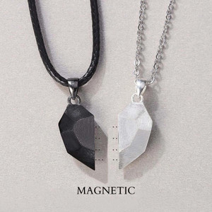 kazare Couple Heart Pendants | Magnet Attraction Couple Lockets Alloy ...