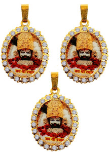 vs unique collections 3 Pc Metal Oval Nug Hindu God Lord Jai Shri Baba ...