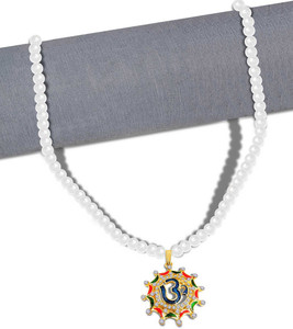 Uniqon Umbrella Om Chand Symbol Shiva Mahadev Pendant Locket White ...