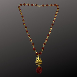 Fine Creation God Lord Shiva Mahadev Mahakaal Locket Pendant With Mala ...